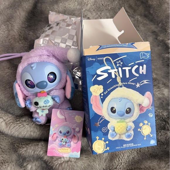 Miniso | Toys | Authentic Stitch Eat Something Before Sleep Secret Good ...